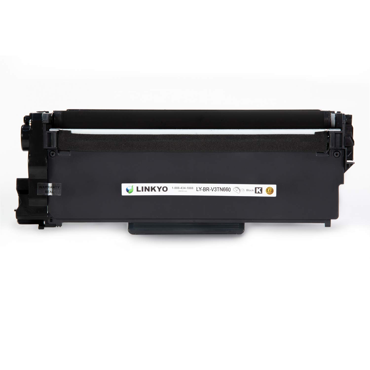 LINKYO Compatible Toner Cartridge Replacement for Brother TN660 TN630 TN-660 (2-Pack, High Yield, Design V3)