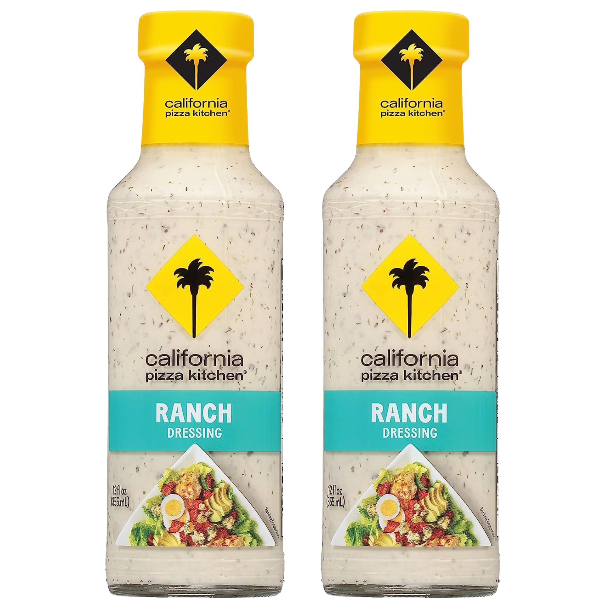 California Pizza Kitchen Ranch Dressing - Creamy Ranch Dressing, Restaurant-Like Ranch Dip, Fresh and Creative Flavors Collide, Ranch Salad Dressings and Sauces - 12 Fl Oz, Pack of 2