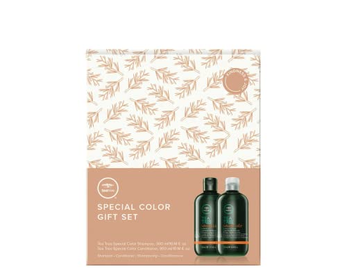 Tea Tree Paul Mitchell Special Color Holiday Gift Set, Shampoo + Conditioner, For Color-Treated Hair