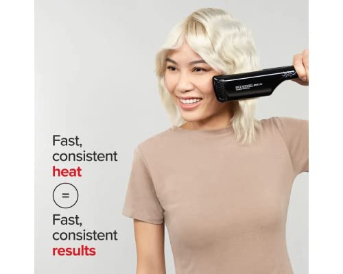 Express Ion Ceramic Deep Waver, Fast-Heating to Create a Variety of Wavy Hairstyles, including Deep Waves, Beach Waves, Mermaid Hair + Crimped Hair