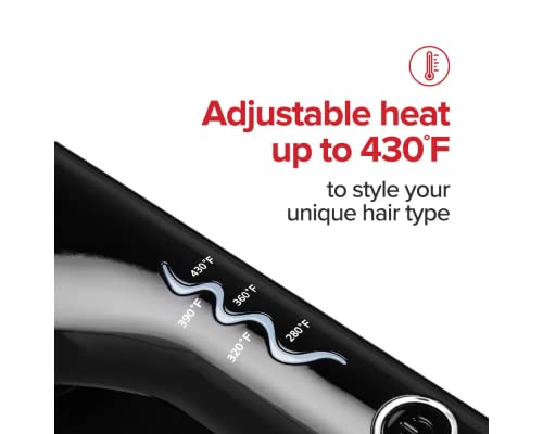 Express Ion Ceramic Deep Waver, Fast-Heating to Create a Variety of Wavy Hairstyles, including Deep Waves, Beach Waves, Mermaid Hair + Crimped Hair