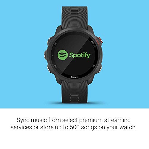 Garmin Forerunner 245 Music, GPS Running Smartwatch with Music and Advanced Dynamics, Black (Renewed)