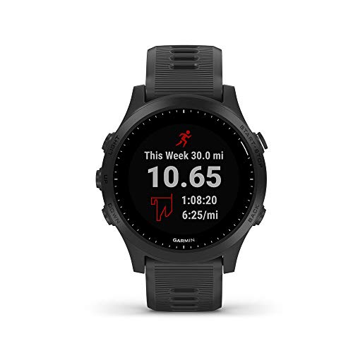 Garmin 010-02063-00 Forerunner 945, Premium GPS Running/Triathlon Smartwatch with Music, Black