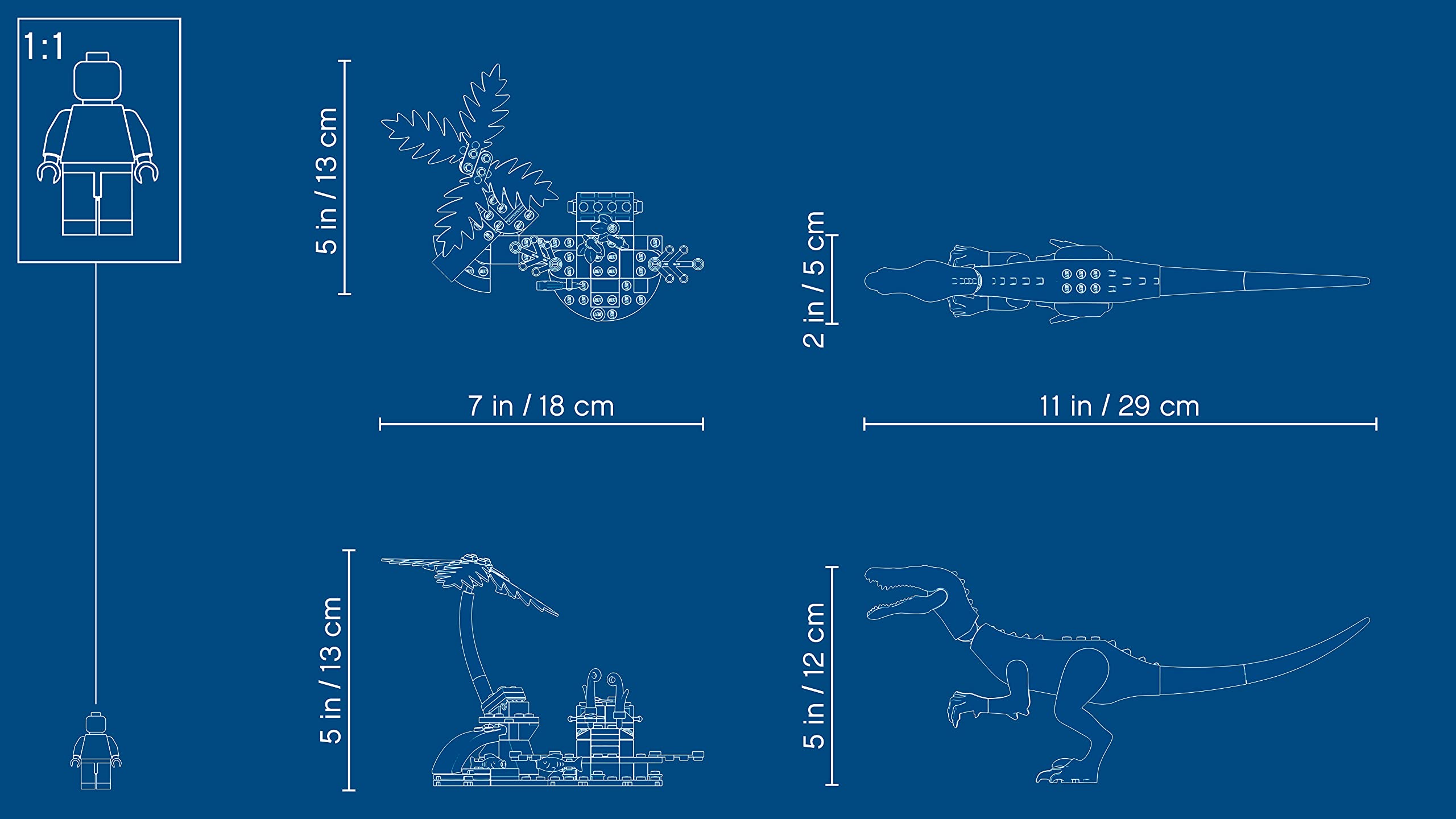 LEGO Jurassic World Baryonyx Face Off: The Treasure Hunt 75935 Building Kit (434 Pieces)