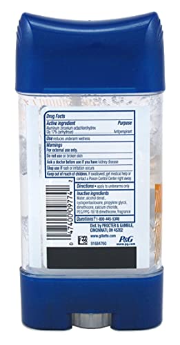 Gillette Deodorant Clear + Dri-Tech Sport Active 3.8 Ounce