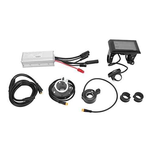 VGEBY Bicycle Speed Controller Kit, Electric Bike Motor Controller 22A Speed Controller 36V 48V with S900 Panel 1 to 2 Cable for 500W Motor