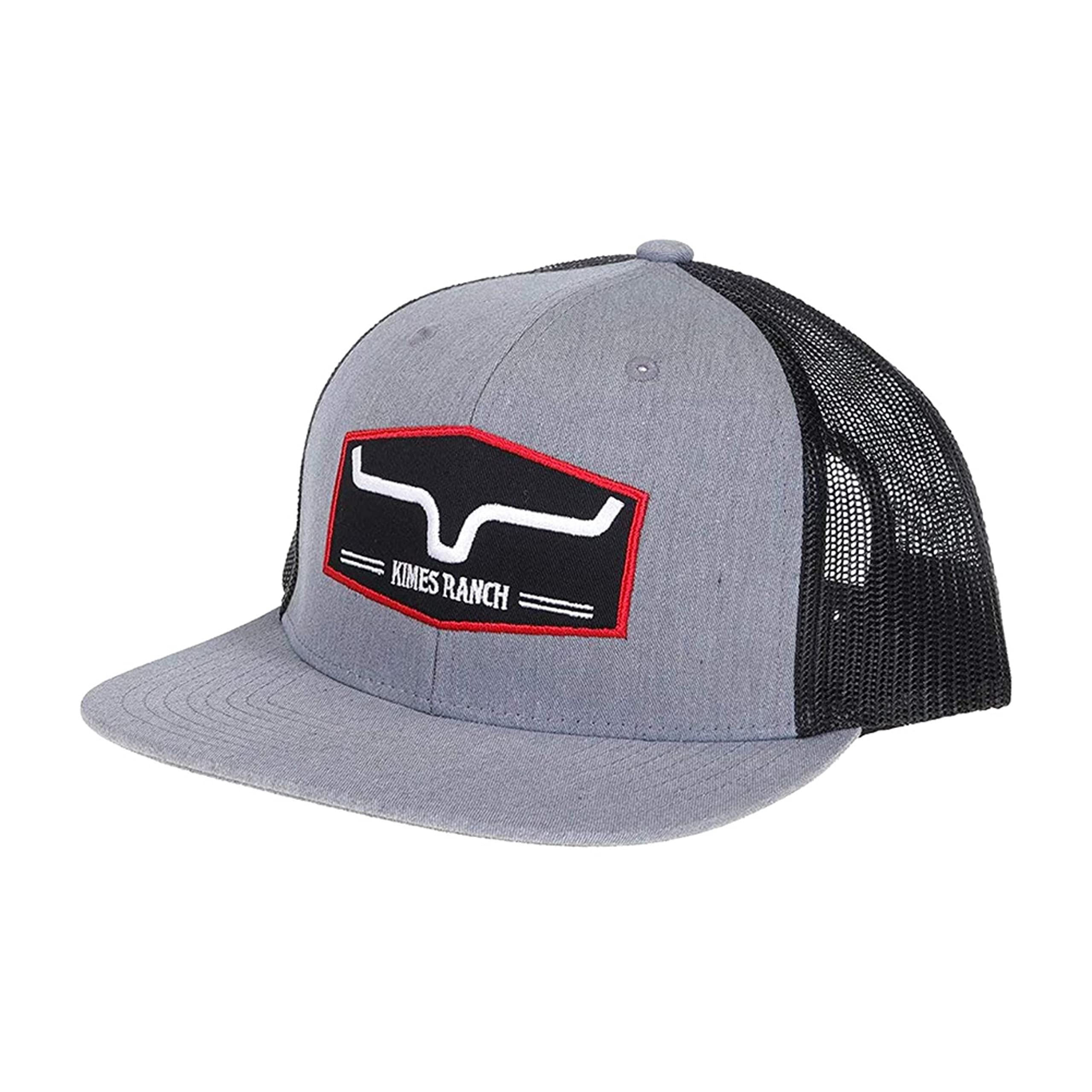 Kimes Ranch Unisex Replay Trucker Hat Embroidered Logo Hayseed Patch Adjustable Snapback One-Size Hat (Cotton,Apparel,Navy,mens,KimesRanch,REPLAY,1,1,1851614,Apparel,HAT,KimesRanch,OneSize,KimesRanch)