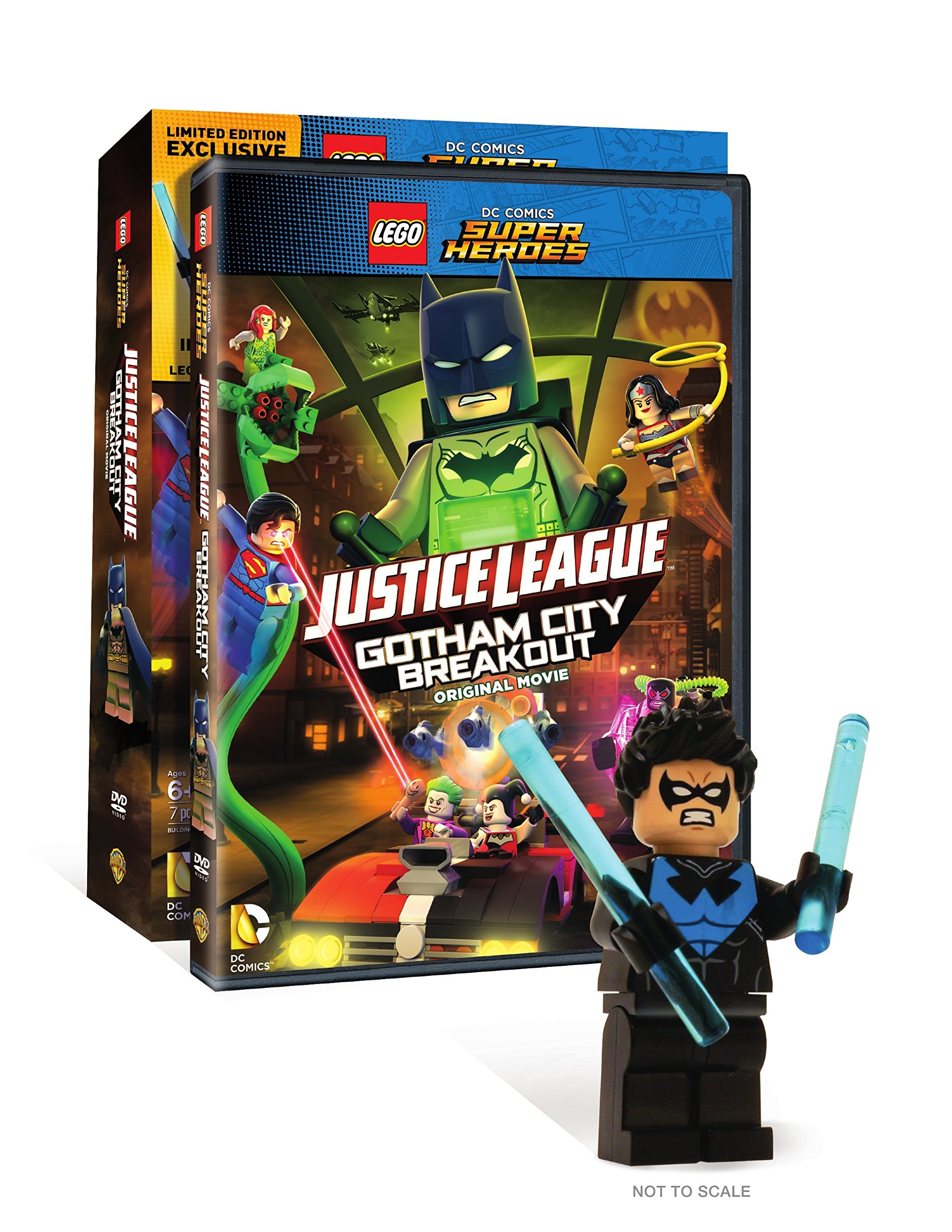 LEGO DC Comics Super Heroes: Justice League: Gotham City Breakout w/Figurine (DVD)