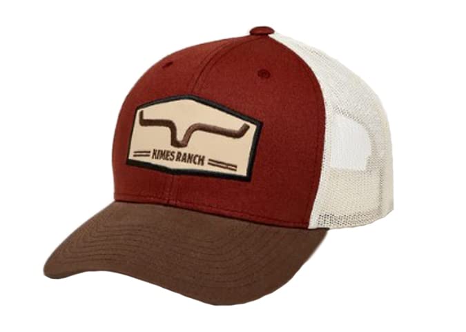 Kimes Ranch Unisex Replay Trucker Hat Embroidered Logo Hayseed Patch Adjustable Snapback One-Size Hat (Cotton,Apparel,Navy,mens,KimesRanch,REPLAY,1,1,1851614,Apparel,HAT,KimesRanch,OneSize,KimesRanch)