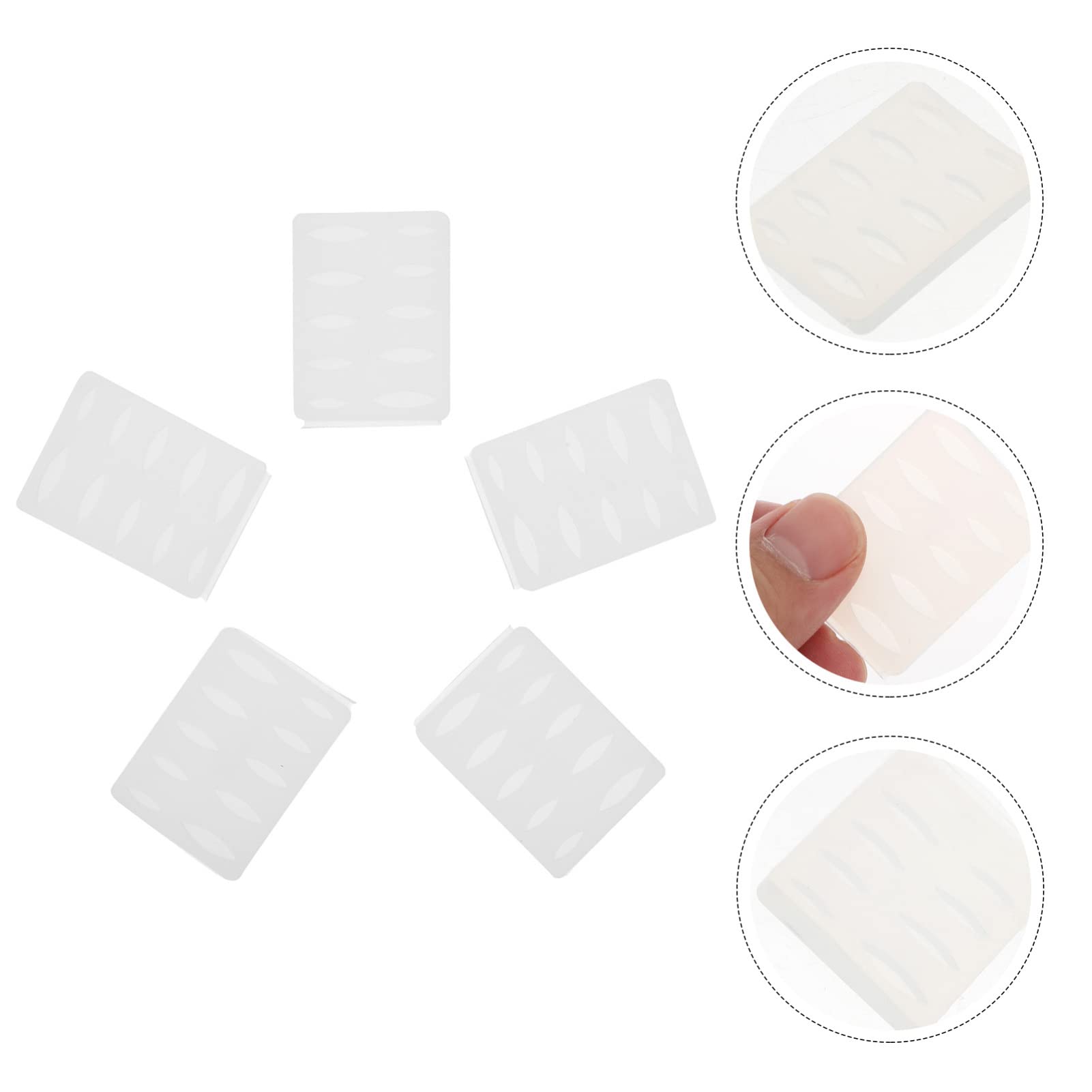 EXCEART 5 Pcs Eye Mold epoxy Eyeball bistuit Eyeball Silicone Chocolate DIY Epoxy Resin Bread Holiday Casting Silicone Baby Dolls Doll Eyes Cookie Jelly Crystal sd Doll White
