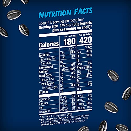 BIGS Hidden Valley Ranch Sunflower Seeds, Keto Friendly Snack, 5.35-oz. Bag (Pack of 12)