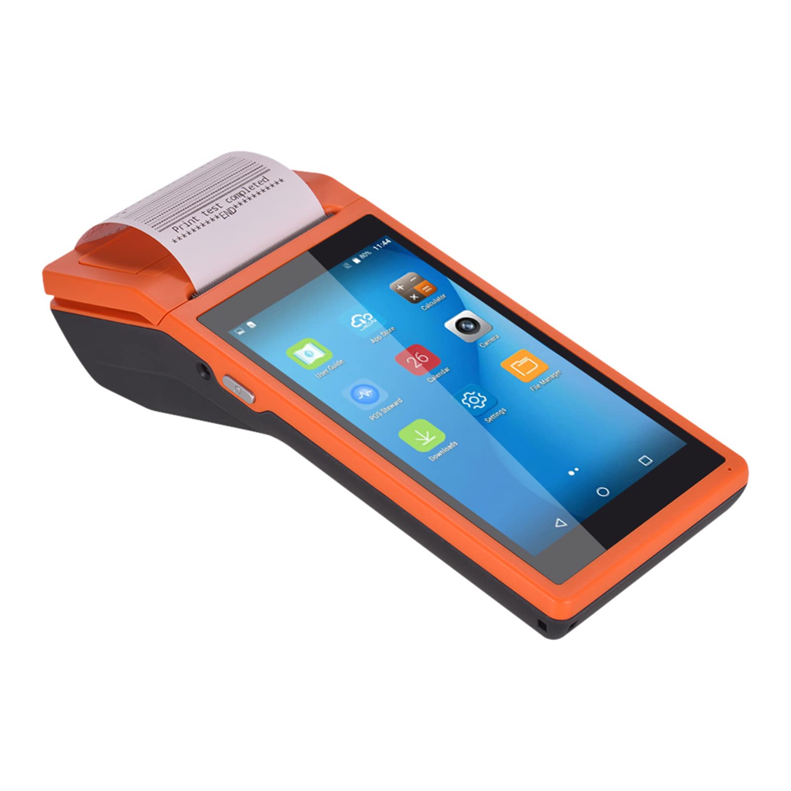 BISOFICE POS Receipt Printer, Android 8.1 OS Mobile POS, 58mm Receipt Printer, 5.45" Touch Screen PDA Printer Supports 3G WiFi BT4.0 USB OTG Bluetooth, Handheld POS Machine Terminal Printer