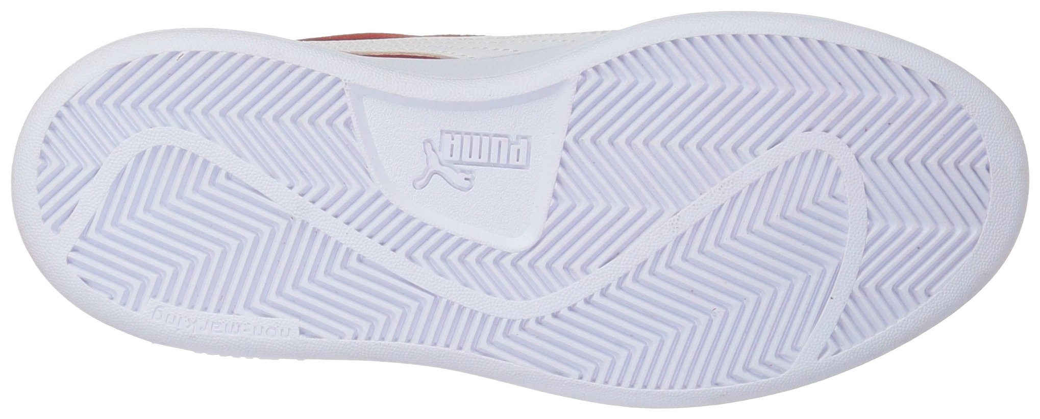 PUMA mens Smash V2 Velcro Sneaker, White, 2 Little Kid US