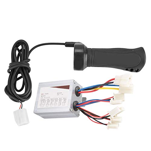 Vbestlife 500W 36V Brushed DC Motor Speed &Controller, Throttle Twist Grips E-Bike Scooter Tricycle Speed Controller Motor (500W 36V)