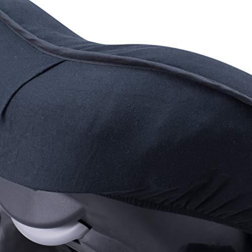 JYOKO Kids Universal Padded Cover Liner for Baby car seat Gr 0/100% Cotton Made (Compatible with Maxi COSI, Chicco, Britax and More) (Black Series)