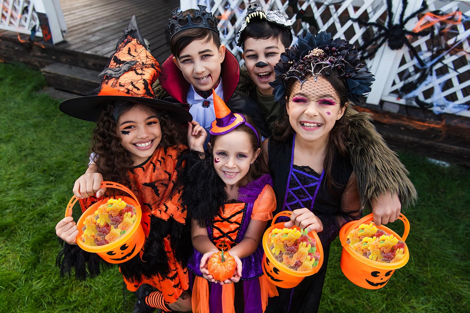 Fruidles Halloween Hair Spiders Gummies, Fun And Festive Holiday Snacking (Half-Pound Bag)