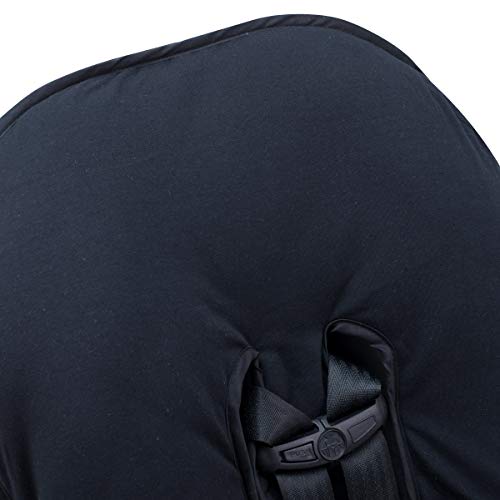 JYOKO Kids Universal Padded Cover Liner for Baby car seat Gr 0/100% Cotton Made (Compatible with Maxi COSI, Chicco, Britax and More) (Black Series)