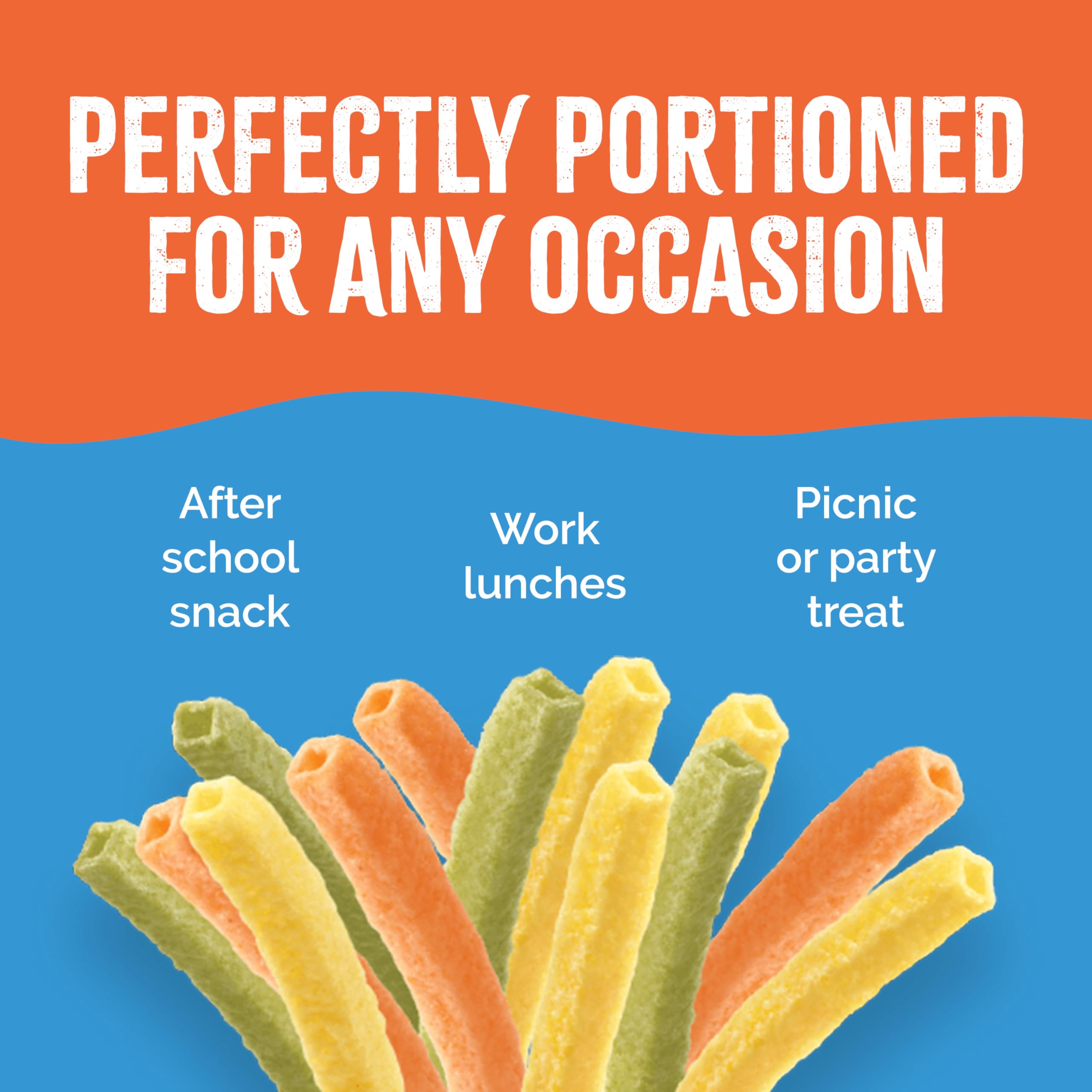 Sensible Portions Garden Veggie Snacks - Veggie Straws, Snack Size, Zesty Ranch, 1 Oz (Pack of 24)