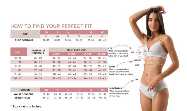 FLORES PURE WONDER Women Lace Bra, Wide Adjustable Straps, Natural Support, No Underwire, Unpadded