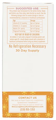 Mary Ruth's Organic Vitamin D3 Spray, 1 FZ