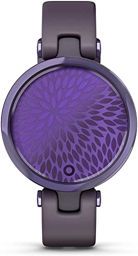Garmin Lily™ 010-02384-02 Sport Edition Midnight Orchid Bezel with Deep Orchid Case and Silicone Band - Renewed