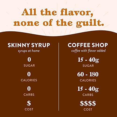 Jordan's Skinny Mixes Syrups Cinnamon Dolce, Sugar Free Flavoring, 25.4 Oz