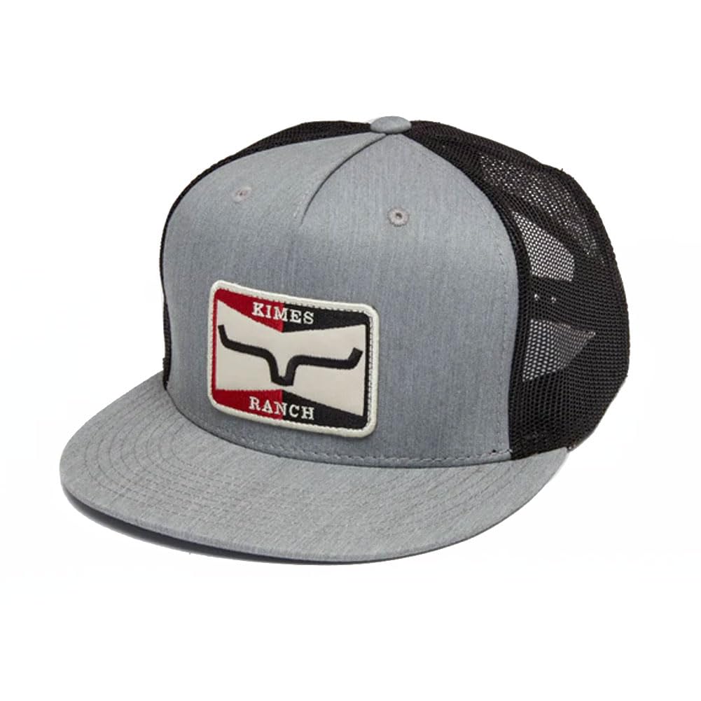 Kimes Ranch Adjustable Snapback Hats Sparky Trucker Caps/Work Wear Brown