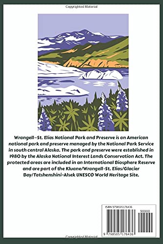 National Parks Notebook: Wrangell–St. Elias National Park NOTEBOOK Blank Paper | 80 Pages | 6 in x 9 in
