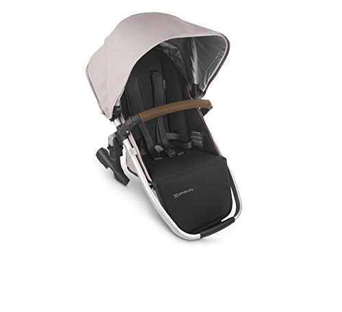 UPPAbaby Vista V2 Stroller - Alice (Dusty Pink/Silver/Saddle Leather) + Upper Adapters + RumbleSeat V2- Alice (Dusty Pink/Silver/Saddle Leather)