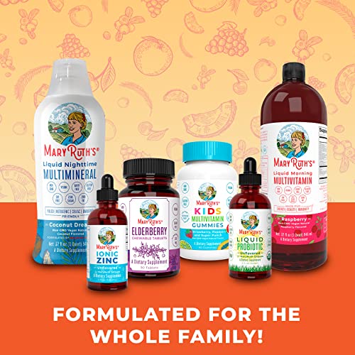 MaryRuth’s USDA Organic Vitamin E Liquid Drops | 2 Month Supply | Immune Support, Bone & Joint Health, Cognitive Health for Adults & Kids | Sugar Free | Vegan | Non-GMO | Gluten Free | 2oz