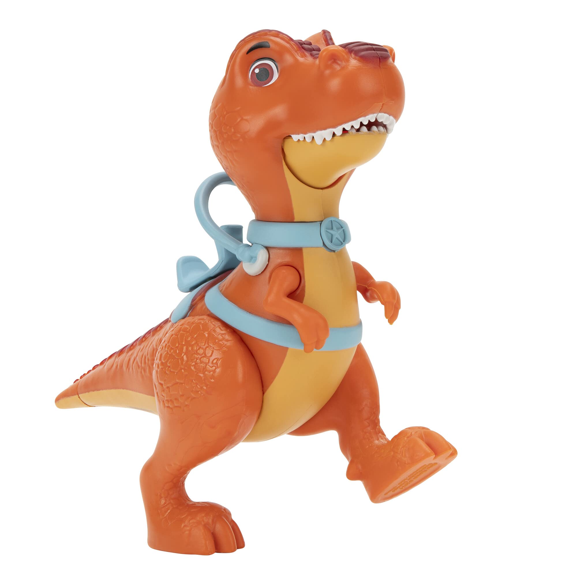 Dino Ranch Deluxe Dino 2-Pack - Features Biscuit, a 5-Inch Toy T-Rex, and Angus, a 4-Inch Toy Triceratops - Toys for Kids Featuring Your Favorite Pre-Westoric Ranchers