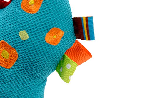 Dolce Play and Learn Dino Interactive Stuffed Animal Plush toy 14", educational sensory holiday gift for kids