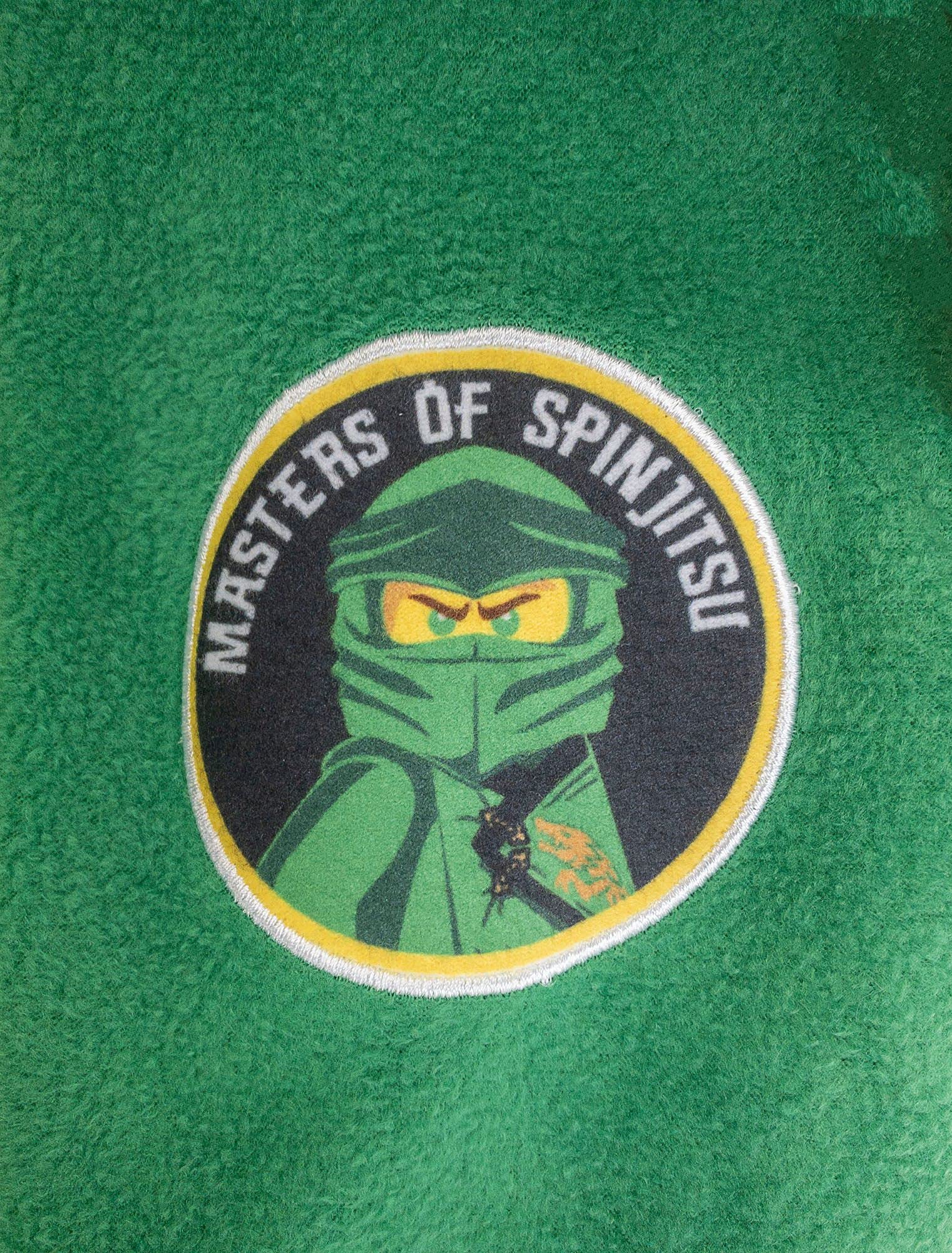 LEGO Ninjago Boy's Lloyd The Green Hooded Unionsuit, Green, Size 4/5