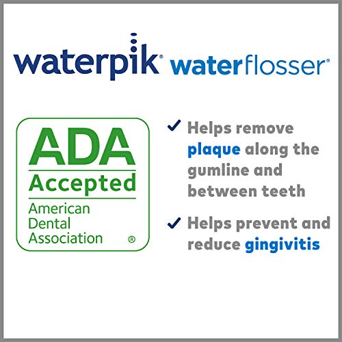 Waterpik Cordless Water Flosser, Battery Operated & Portable for Travel & Home, ADA Accepted Cordless Express, White WF-02C