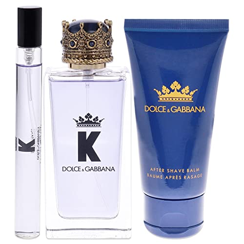 Dolce and Gabbana K by DOLCE & GABBANA, 3.3 Ounce, After Shave Balm, 1.6 Fl. OZ, Eau De Toilette .33 Fl OZ