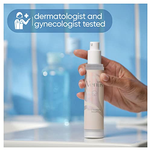 Gillette Venus Intimate Grooming Daily Soothing Serum Reduce Ingrown Hair for Pubic Hair and Skin, Bikini Post Shave Serum