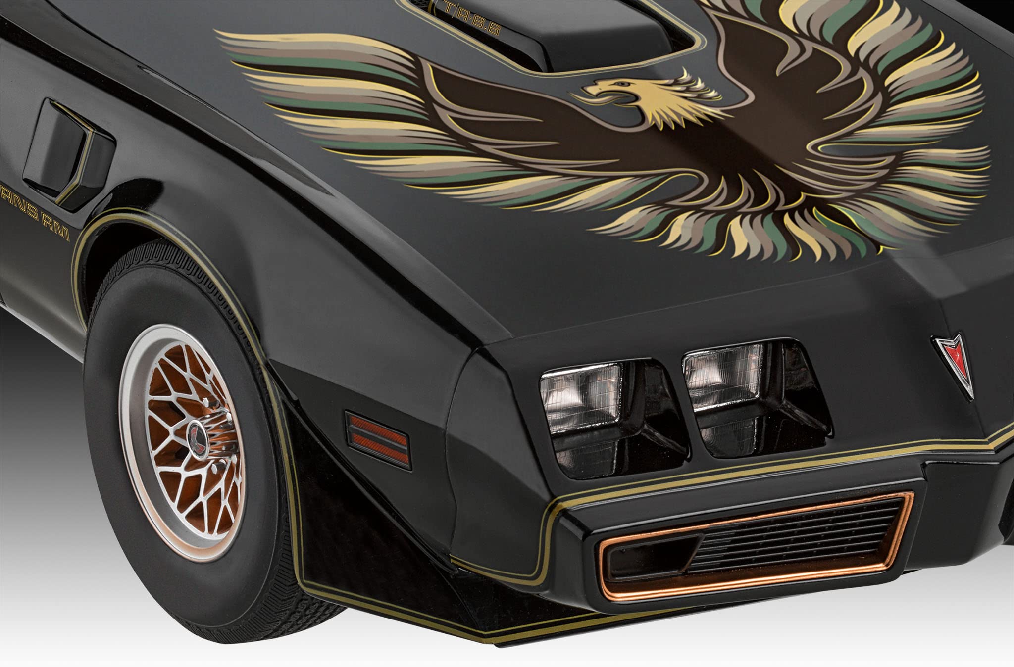 Revell RV07710 1:8-Pontiac Firebird Trans Am, Unpainted