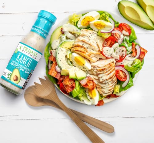 Primal Kitchen Ranch Salad Dressing & Marinade made with Avocado Oil, Whole30 Approved, Paleo Friendly, and Keto Certified, 8 Fluid Ounces