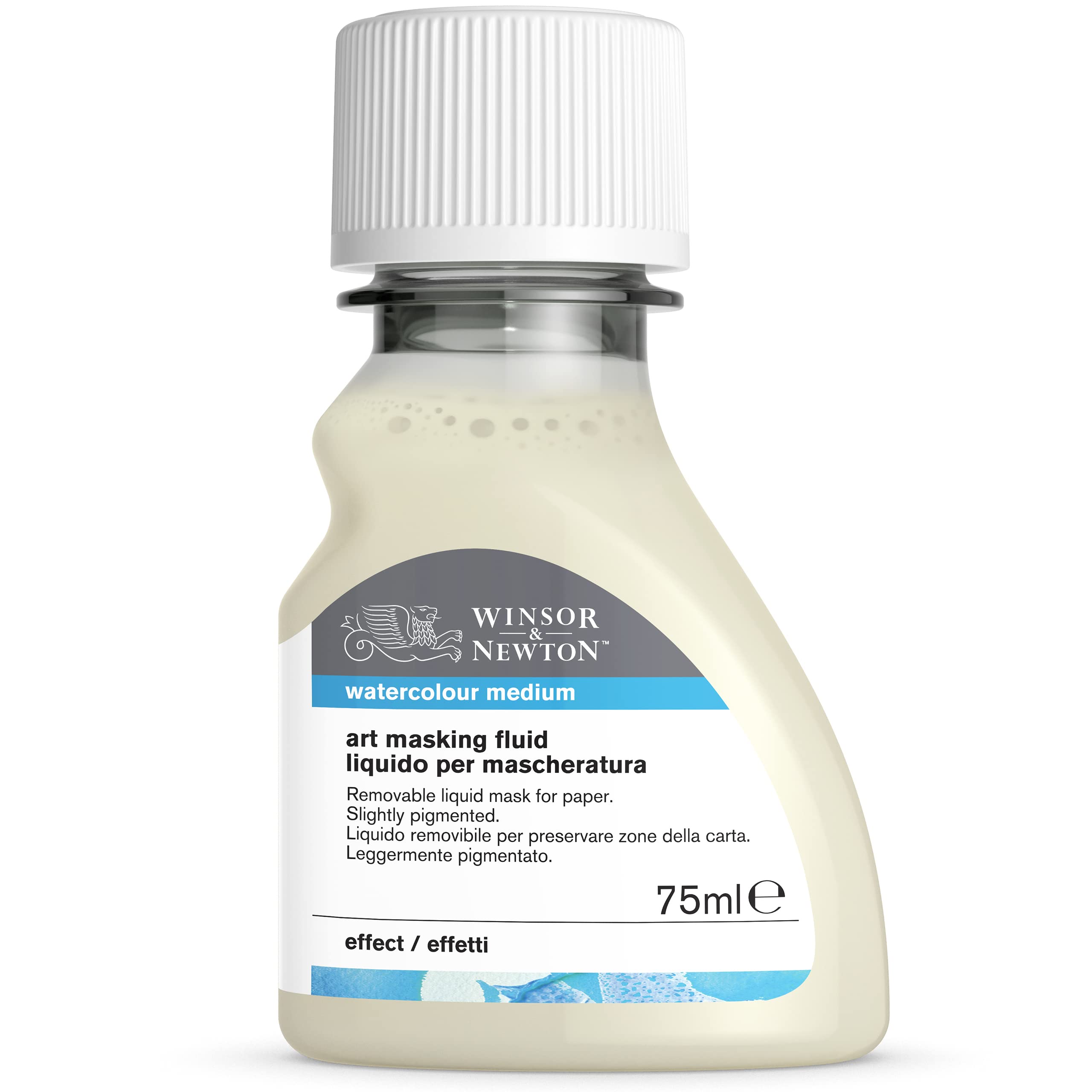 Winsor & Newton Watercolor Medium, Art Masking Fluid, 75ml (2.5oz) bottle