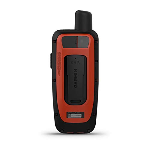 Garmin GPSMAP 86i, Floating Handheld GPS with Button Operation, Inreach Satellite Communication capabilities, Stream Boat Data From Compatible Chartplotters & Universal Carrying Case010-10117-02 Black