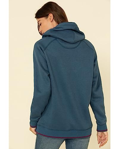 Kimes Ranch Two Scoops Fleece Women’s Hoodie (Large, Rusty Heather)