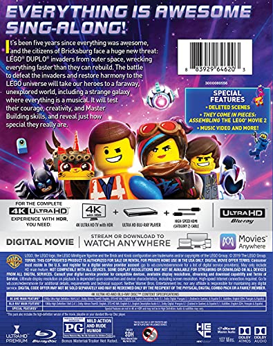 The LEGO Movie 2: The Second Part (4K Ultra HD + Blu-ray)