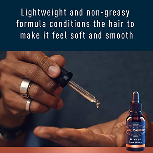 King C. Gillette Men's Beard Care Gift Kit, Beard and Face Wash for Men, Beard Oil, Shave Gel
