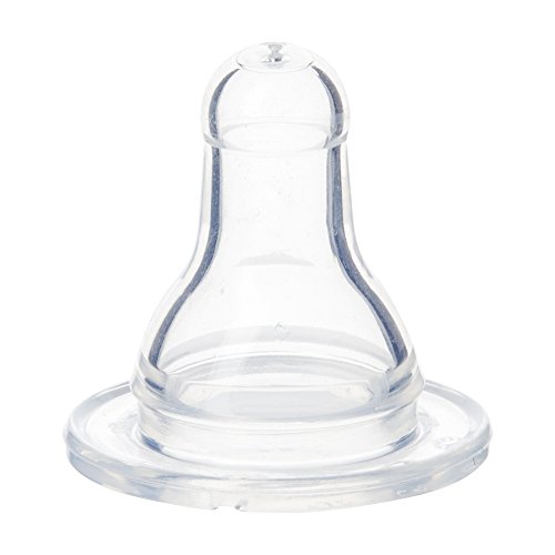 Evenflo 4 Pack Classic Silicone Nipple, Medium Flow (3-6 months)