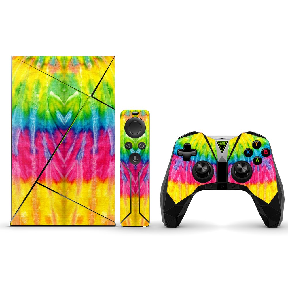 MightySkins Skin Compatible with NVIDIA Shield TV (2017) wrap Cover Sticker Skins Tie Dye 2
