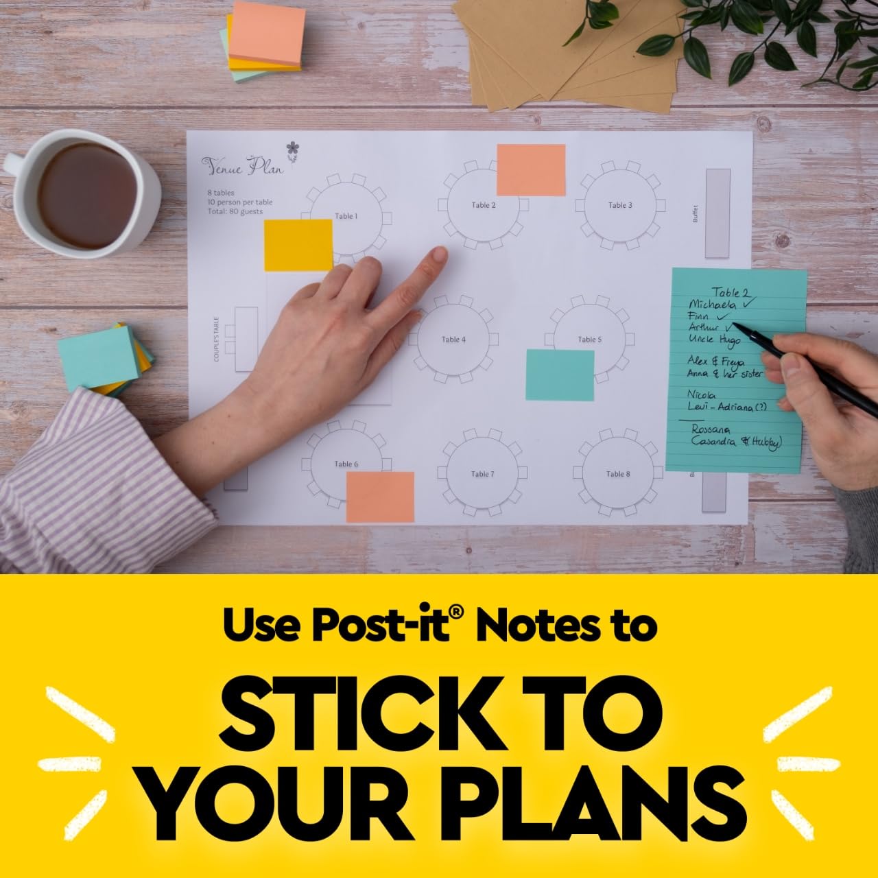 Post-it Notes, 1.5x2 in, 24 Pads, America's #1 Favorite Sticky Notes, Beachside Café Collection, Pastel Colors, Clean Removal, Recyclable (654-14AU)