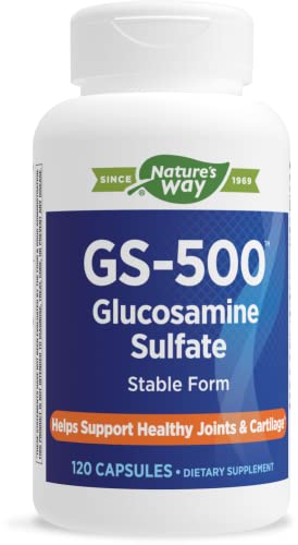 Nature's Way GS-500 Glucosamine Sulfate, Supports Healthy Joints and Cartilage*, 120 Capsules