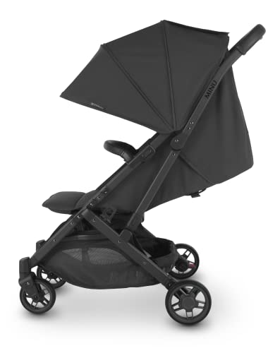 MINU V2 Stroller-Jake (Charcoal/Carbon/Black Leather)+ Adapter for MESA