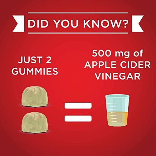 MaryRuth Organics Apple Cider Vinegar | 1 Month Supply | Apple Cider Vinegar Gummies for Adults and Kids | Supplements for Immune Support | Vegan | Non-GMO | Gluten Free | 30 Servings