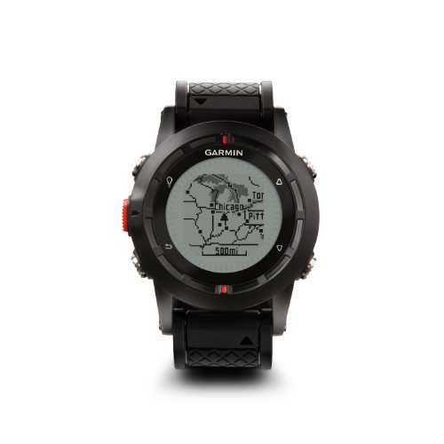 Garmin Fenix GPS Watch Fitness Tracker for Smartphone, Black (Certified Refurbished)